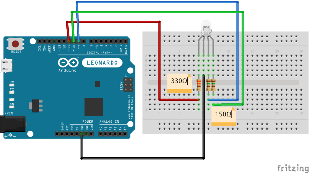 Contrôler une LED RGB – Arduino - Mataucarre