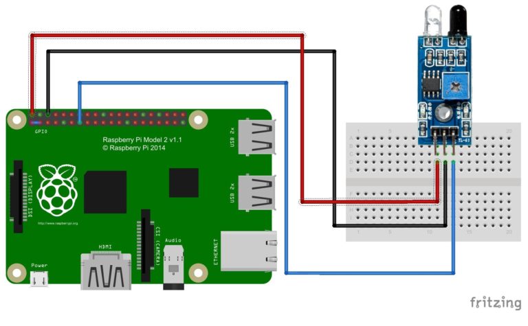 Capteur de proximité Infrarouge – FC 51 – Raspberry PI - Mataucarre