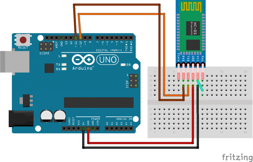 Utiliser un module Bluetooth HC-05 — Arduino Uno - Mataucarre