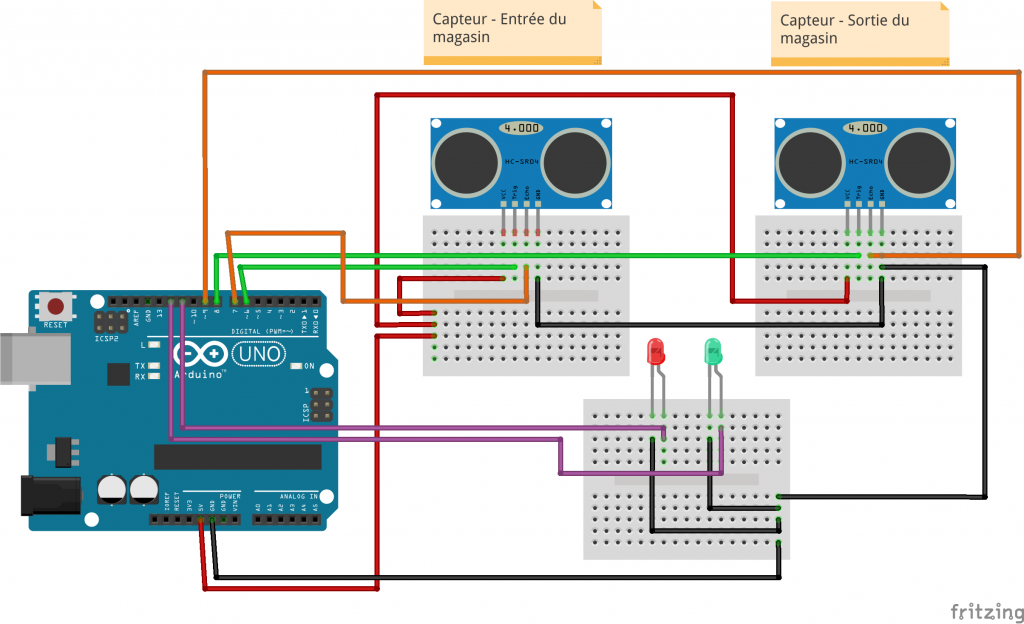 Créer un compteur de passage ‘COVID-Like’ – Arduino - Mataucarre