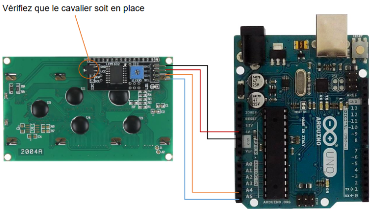 Utiliser un écran LCD I2C 2*16 ou 4*20 – Arduino - Mataucarre